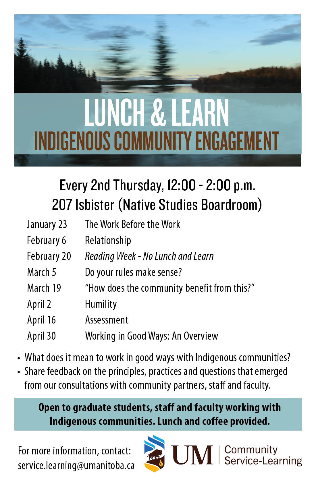 UM Today | New Lunch & Learn series focused on Indigenous Community ...