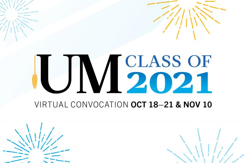 UM Today | Students | UM 54th Fall Convocation 2021 celebrated online