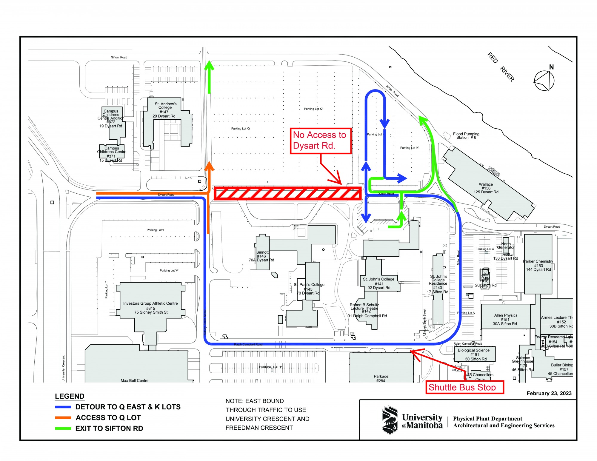 UM Today | Dysart Road closure — update