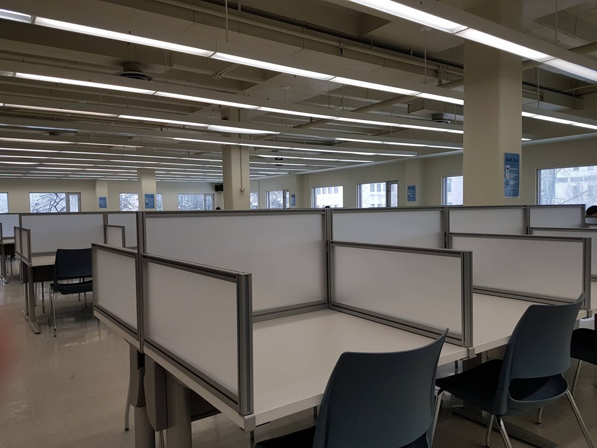 UM Today | Libraries | New Quiet Pods available at Dafoe Library