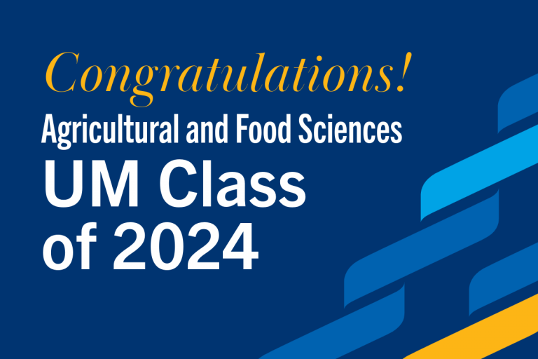 UM Today | Faculty of Agricultural and Food Sciences | Meet the Agricultural and Food Sciences ...