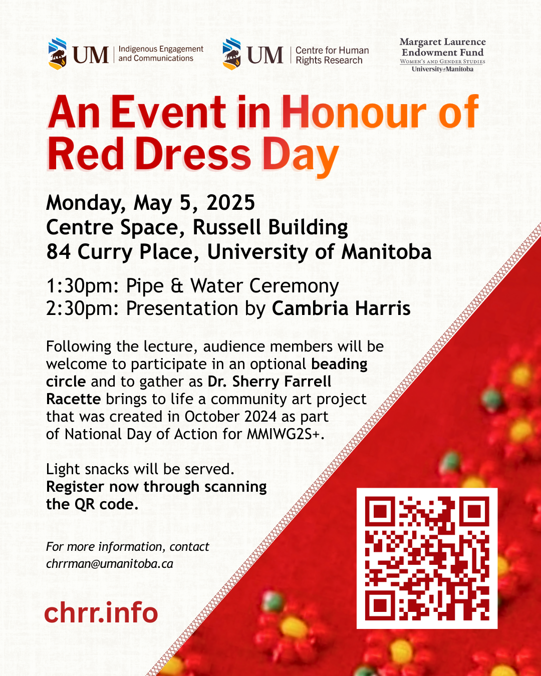 UM Today | Indigenous | Red Dress Day special feature: Honouring ...