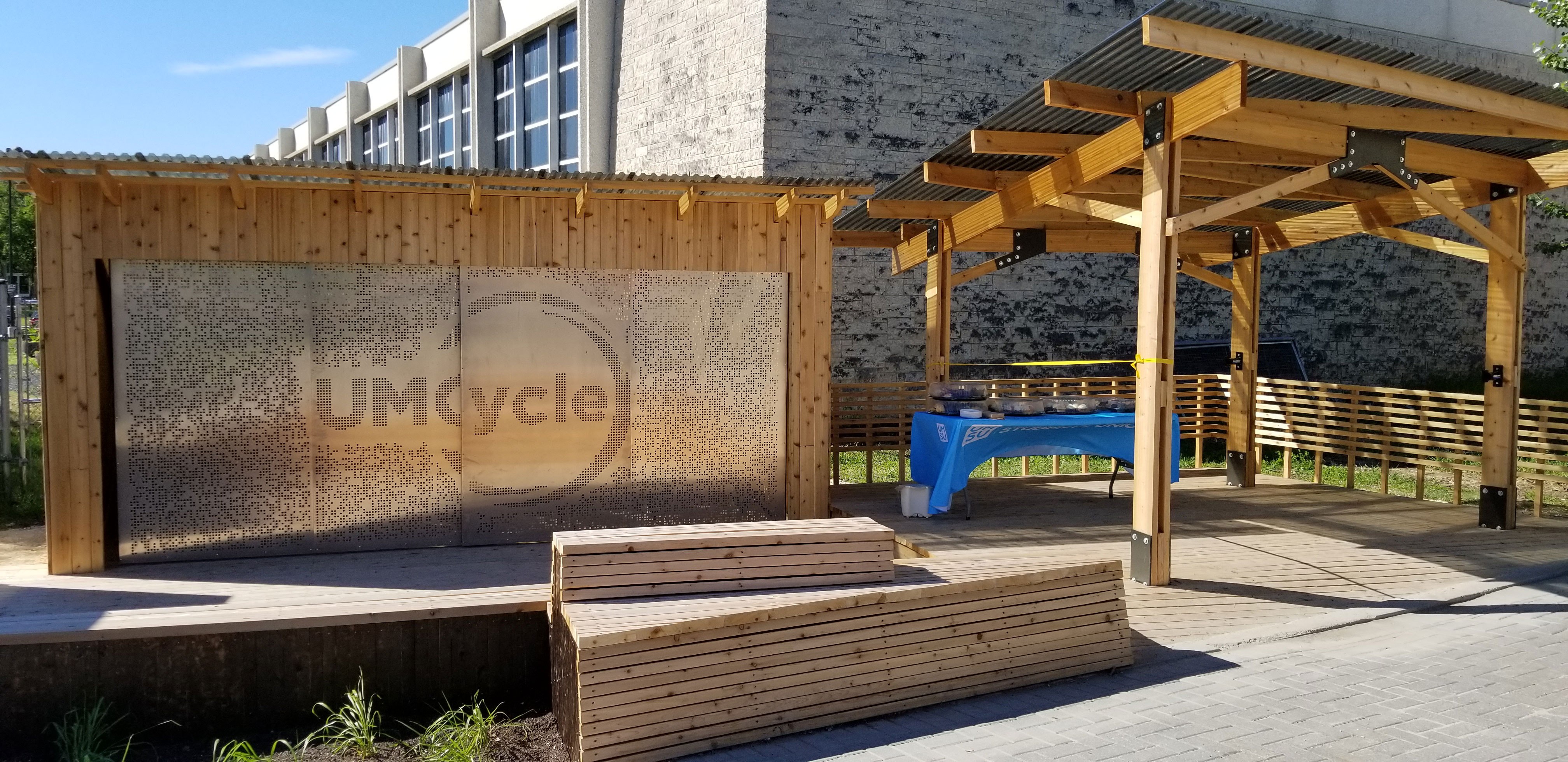 UM Today | UMCycle structures designed and built by Faculty of ...